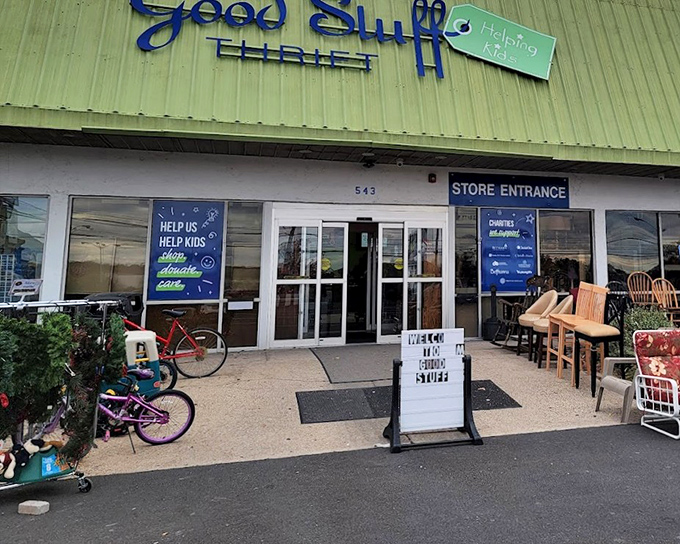 Those bikes outside aren't just for sale&mdash;they're waiting for their second chance at adventure, just like everything inside.