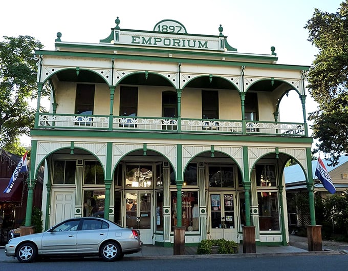 Jamestown's 1897 Emporium stands proud as a testament to Victorian craftsmanship and entrepreneurial spirit.