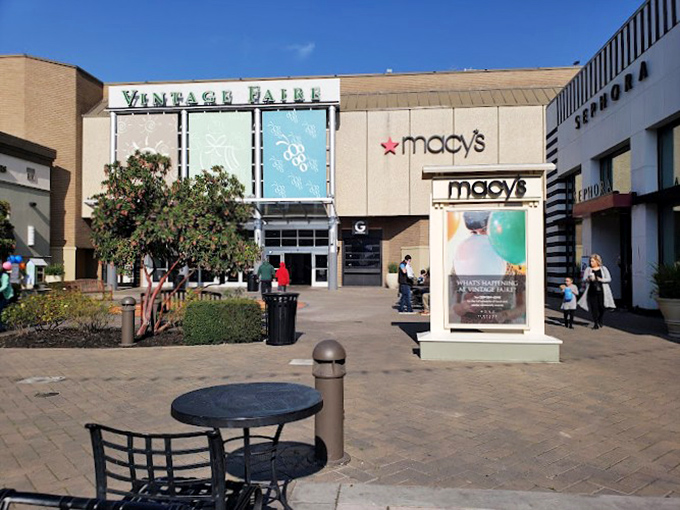 Vintage Faire Mall offers retail therapy with all the big names you love, minus the big-city parking headaches.