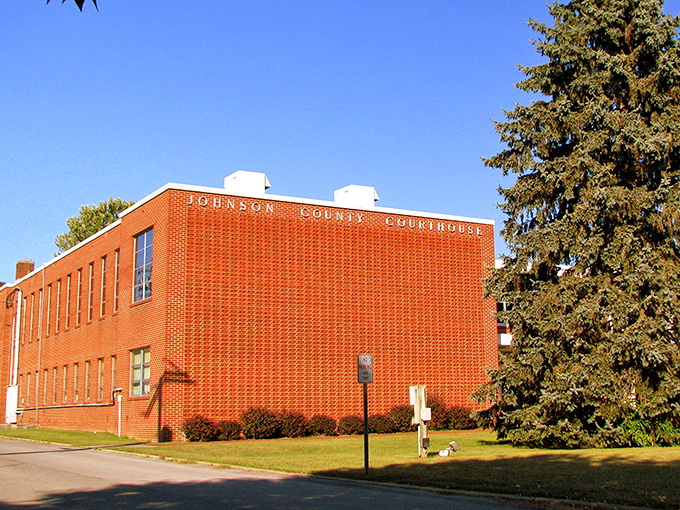 Johnson County Courthouse has witnessed generations of mountain life, standing sentinel in a town where everyone still knows your name.