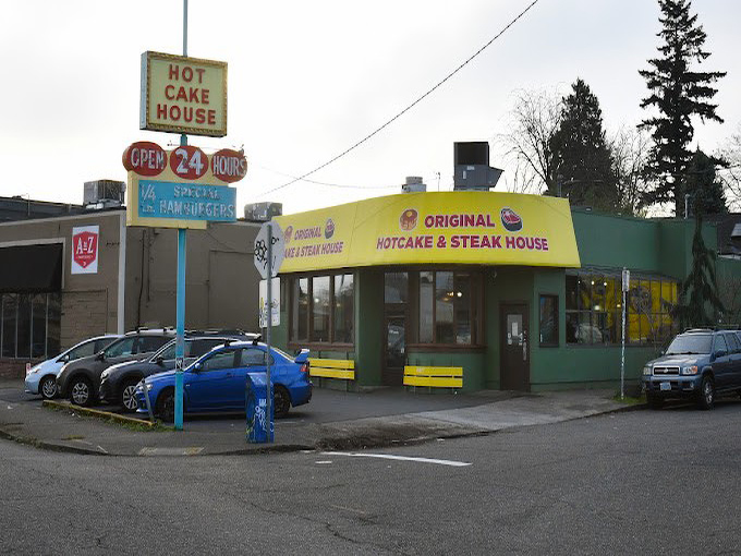 Portland's round-the-clock pancake paradise stands ready to satisfy cravings whether you're ending your day or starting it.