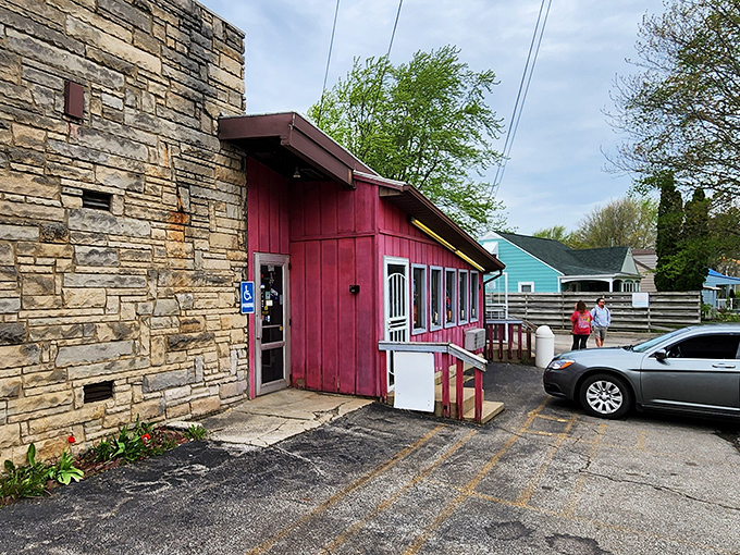 Spring, summer, fall or winter &ndash; Porky's stands ready to serve, a burgundy beacon of deep-fried delights in every season.