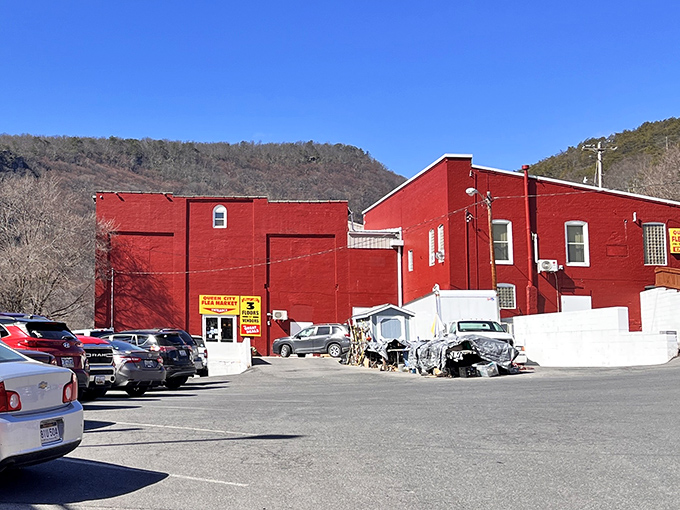 Wide aisles and organized displays prove flea markets can have both character and class without breaking budgets.