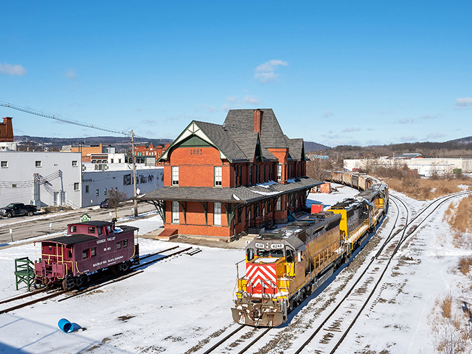 The red brick beauty of Sayre's historic district speaks of a time when craftsmanship mattered more than speed.
