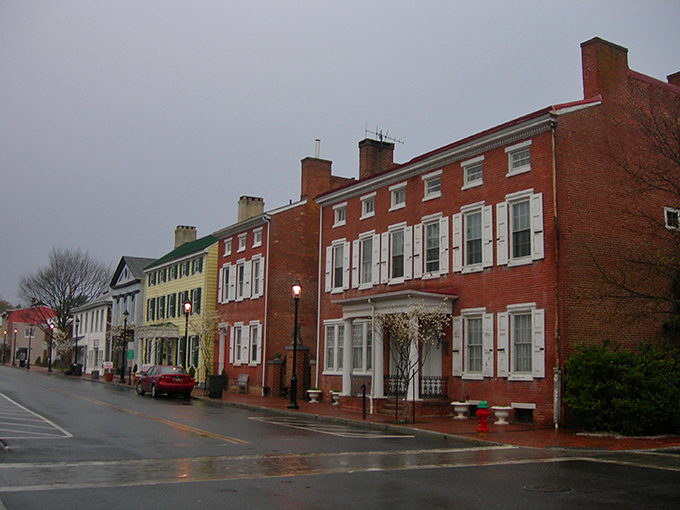 Smyrna: Downtown charm with a side of brick buildings. Where "rush hour" means three cars waiting at the light.