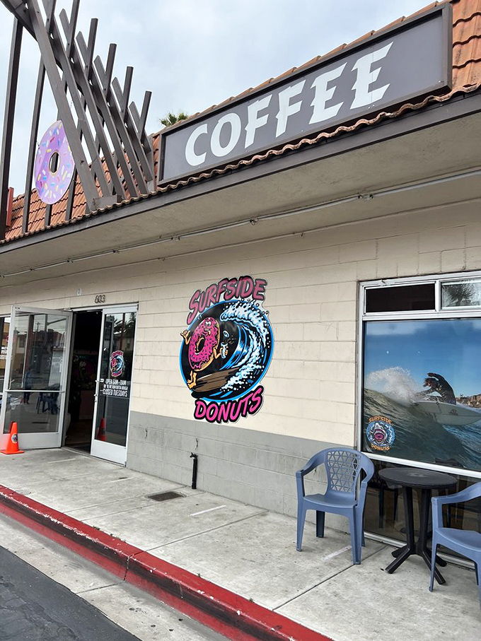 That purple surfing donut says everything about Pismo Beach culture. Ocean waves and sugar waves &ndash; both worth getting up early for.