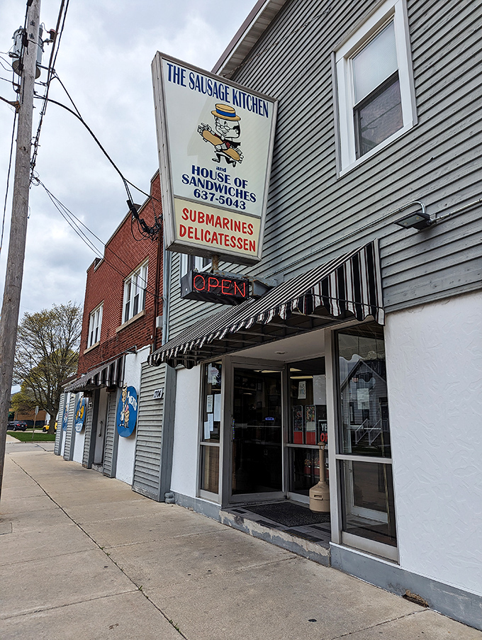 Sometimes the most unassuming storefronts hide the greatest sandwich treasures. This is the Indiana Jones of sandwich quests!