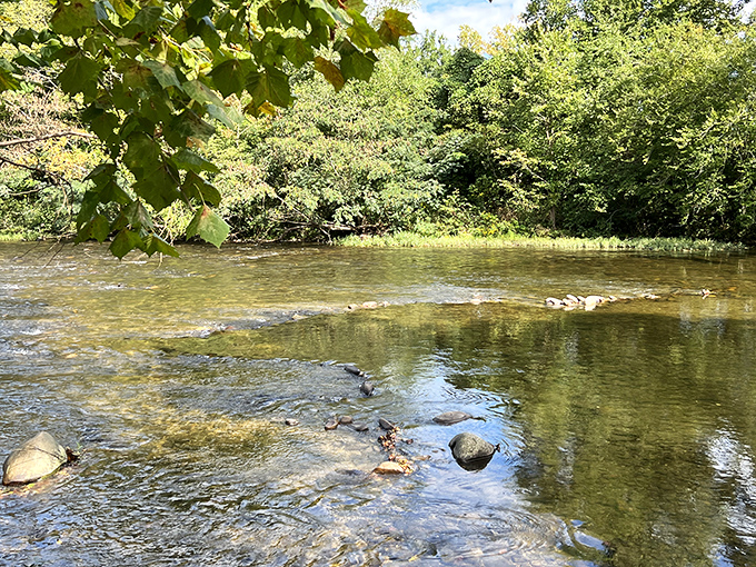 The rolling hills and flowy streams around Townsend create a natural amphitheater where the only sound is the occasional sigh of contentment.
