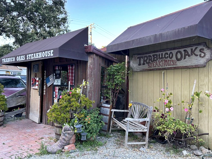 Sometimes the best steakhouses hide in plain sight - this weathered gem serves up canyon charm with every perfectly grilled cut.