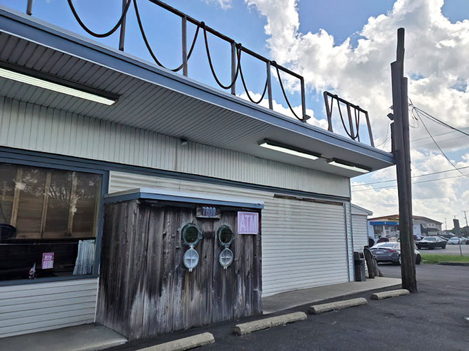 The nautical theme isn't just decoration here - it's a promise of genuine seaside flavors inland.