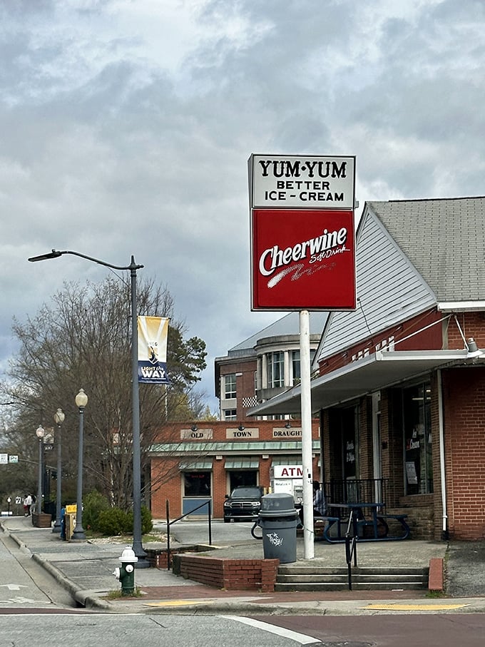 The black and white stripes of Yum Yum might be understated, but there's nothing quiet about the flavors waiting inside this Greensboro landmark.