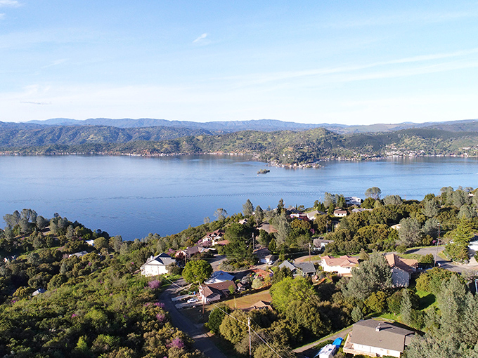 From above, Clearlake reveals its perfect balance&mdash;neighborhoods nestled between mountains and shoreline like nature intended all along.