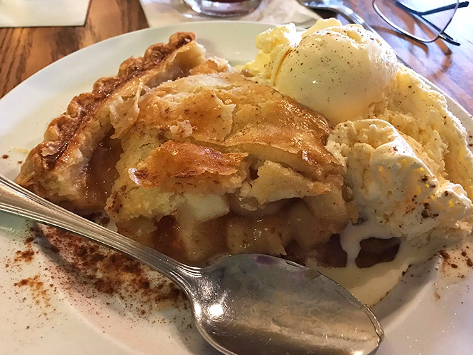 This apple pie &agrave; la mode doesn't just satisfy your sweet tooth &ndash; it reconciles you with the universe.