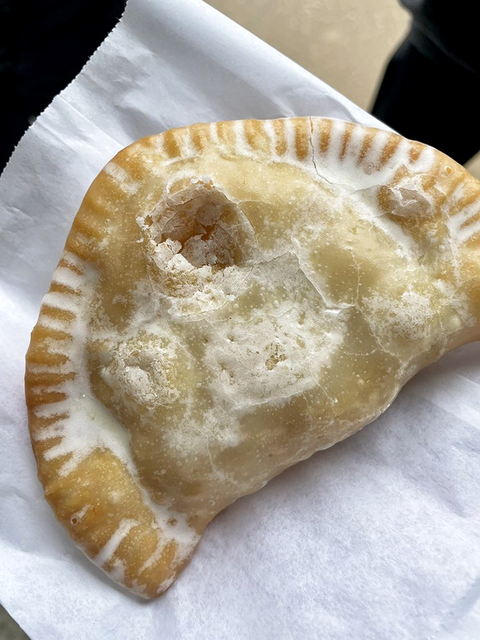 This isn't just a hand pie&mdash;it's portable happiness with a flaky crust. The Amish understood handheld desserts long before food trucks made them cool.