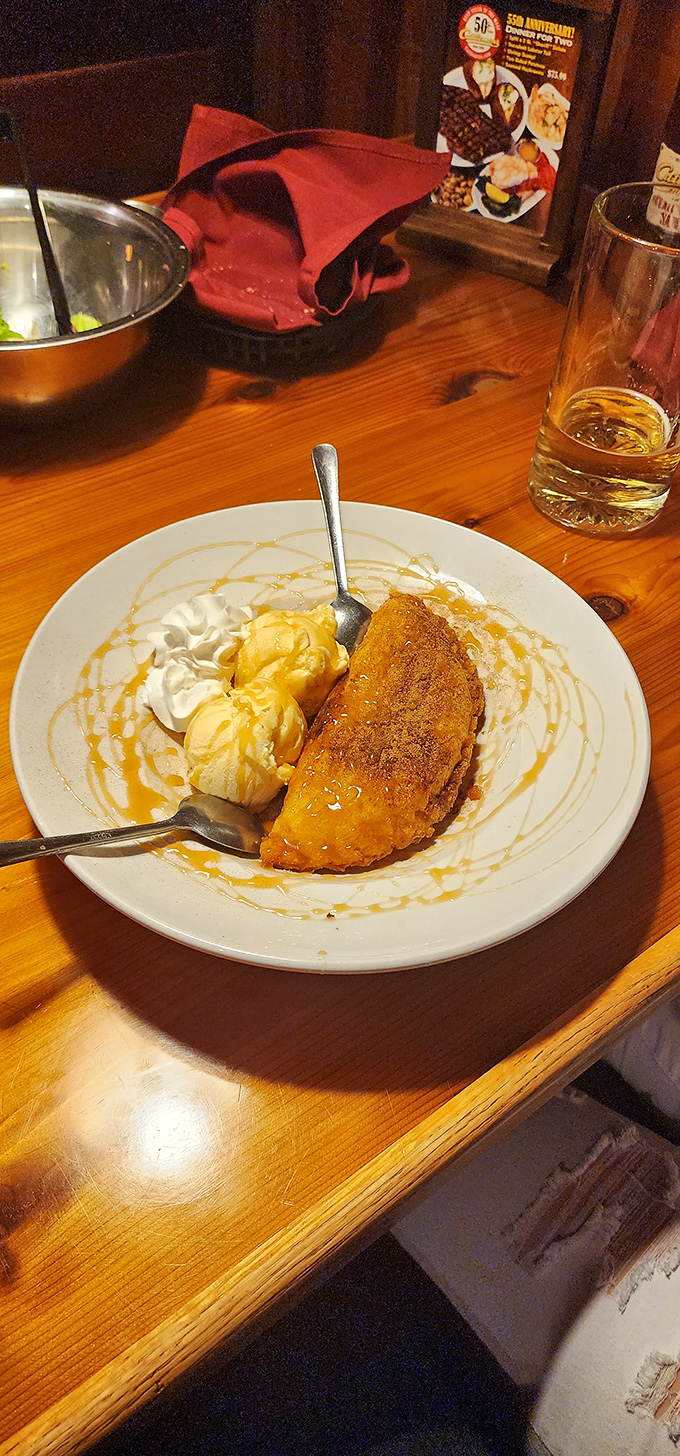 Not just apple pie&mdash;a golden-crusted treasure ship sailing on a sea of vanilla ice cream and caramel. Dessert doesn't get more comfortingly American than this.