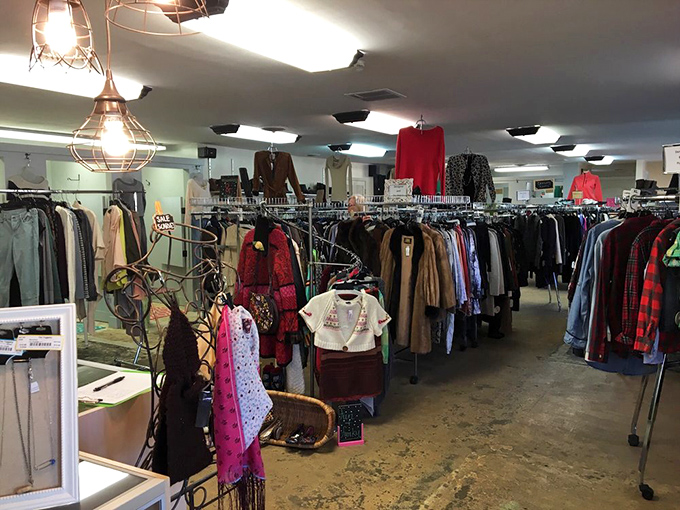 Industrial chic meets boutique charm &ndash; proving concrete floors and good taste aren't mutually exclusive.