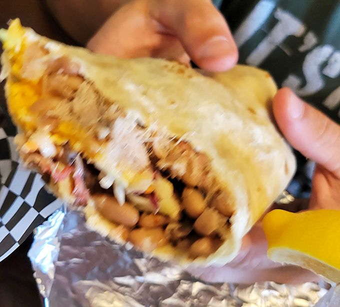 The BBQ burrito&mdash;where Knoxville meets Mexico in a cross-cultural handshake that will have your taste buds sending thank-you notes.