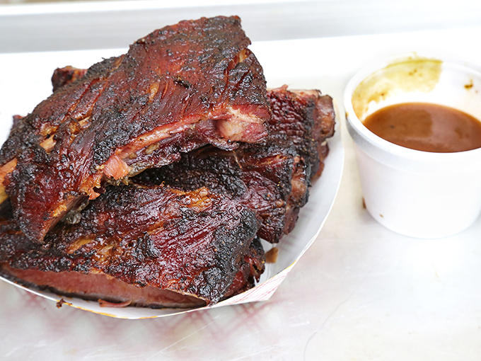 Ribs with a bark so perfect they should be in a barbecue museum&mdash;glistening with smoke-infused glory and ready for their close-up.