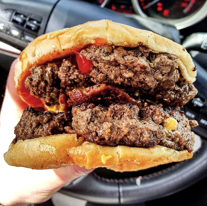 The double bacon cheeseburger: where "too much of a good thing" proves to be exactly the right amount. Worth every napkin.