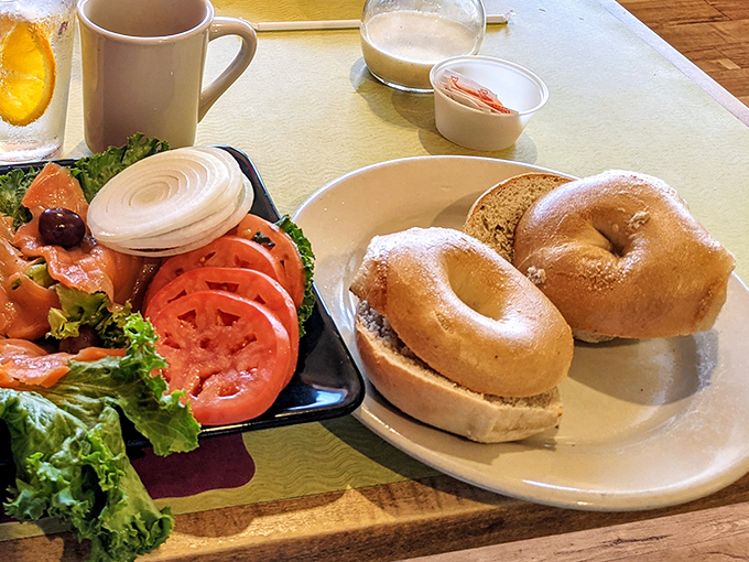 Bagels and lox &ndash; the breakfast of champions who understand that cream cheese is merely the glue holding together this perfect morning marriage.