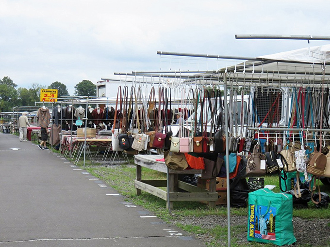 Handbag heaven stretches as far as the eye can see. For accessory lovers, this is the equivalent of finding the lost city of gold.