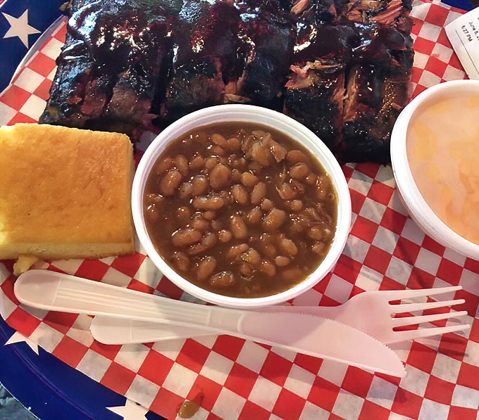 These aren't your average baked beans&mdash;they're beans with ambition, slow-cooked with smoky bits that make each spoonful a tiny flavor explosion.