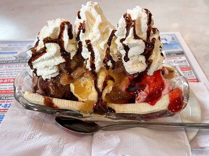 The Banana Split: because sometimes dessert for breakfast is the most honest meal of the day.