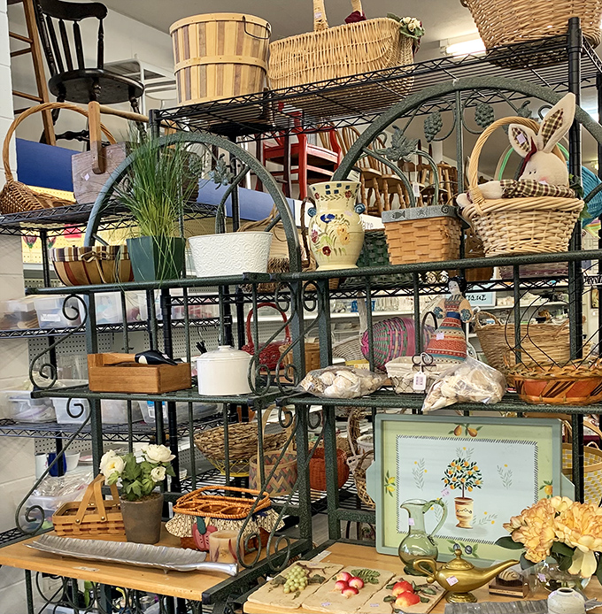 A wonderland of baskets, frames, and home d&eacute;cor that would make Martha Stewart grab a shopping cart and clear her schedule.