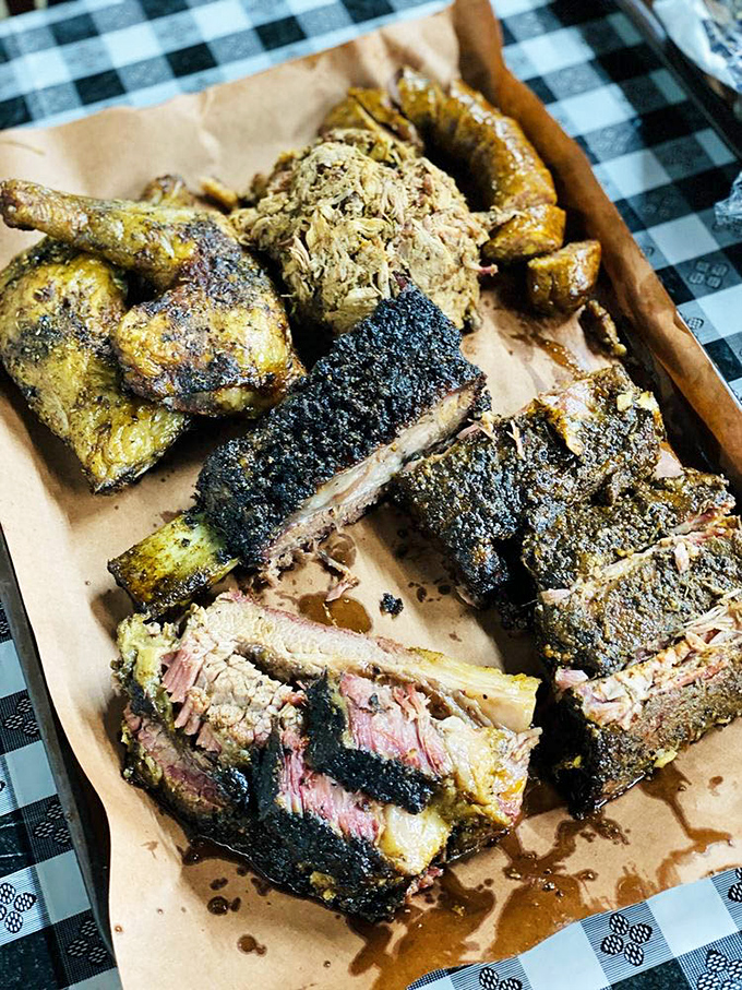The barbecue sampler platter &ndash; for when making decisions is too difficult. Life's too short not to try everything at least once.