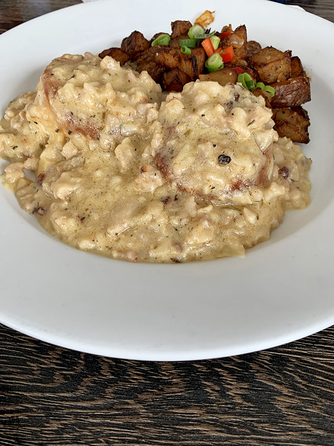 Biscuits and gravy so good, they'll make you question everything you thought you knew about comfort.