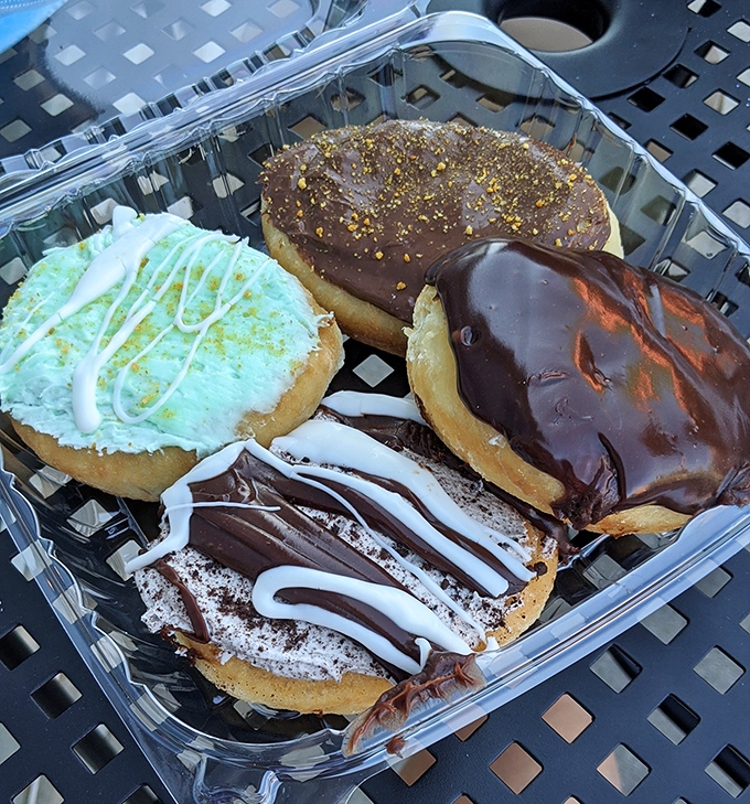 Chocolate-drizzled masterpieces that make you question why you ever settled for grocery store donuts in the first place.