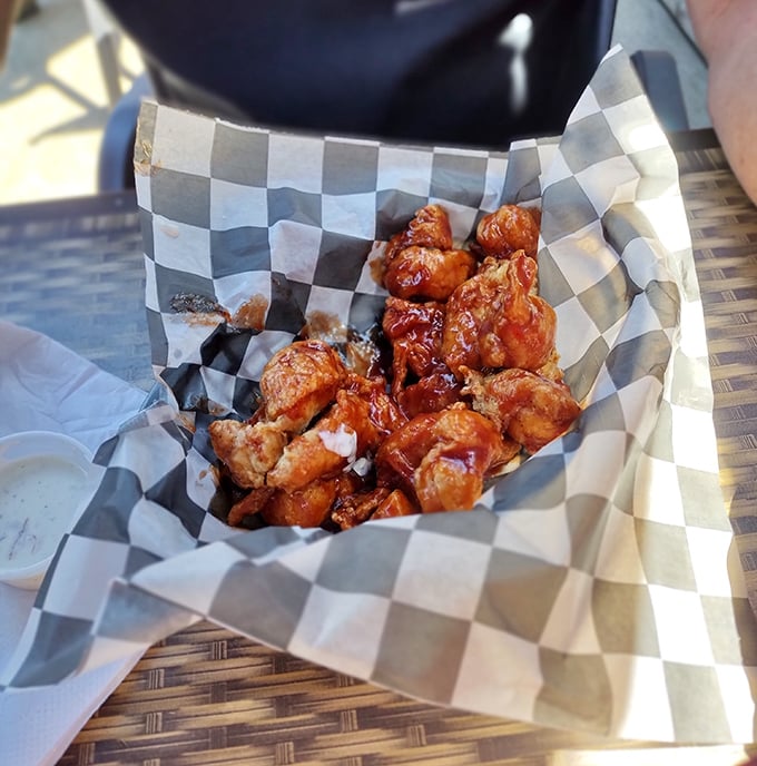 These boneless beauties prove that sometimes the best wings don't need bones to be perfect.