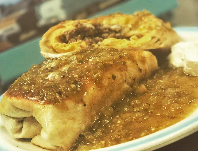 When breakfast and lunch can't decide who's in charge, the Breakfast Burrito steps in as delicious mediator. Democracy never tasted so good.