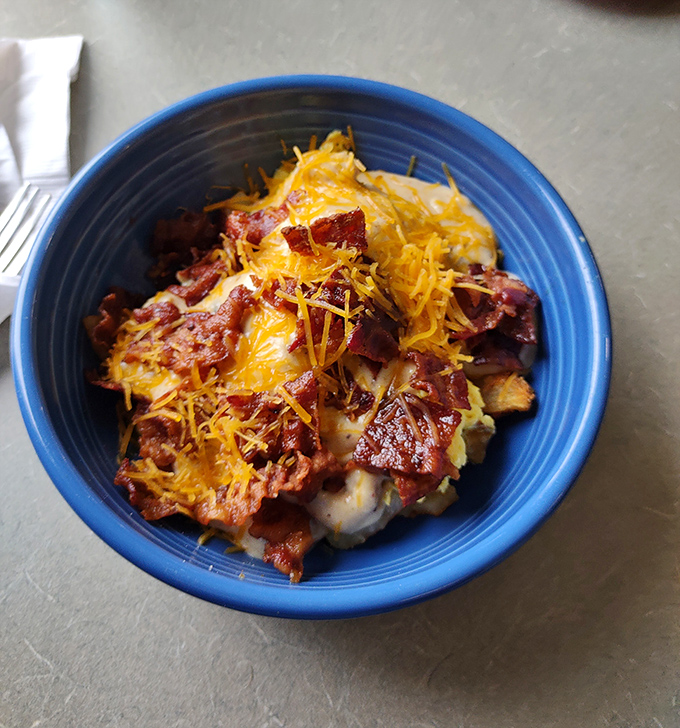 This breakfast bowl is what happens when comfort food gets a college degree&mdash;sophisticated yet approachable, with bacon playing the starring role.