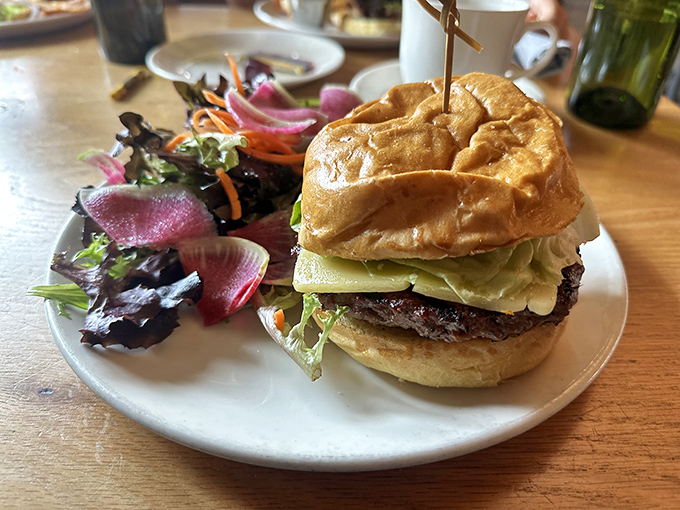 A burger that demands to be photographed before eaten&mdash;though your patience will be tested when those aromas hit your nose.