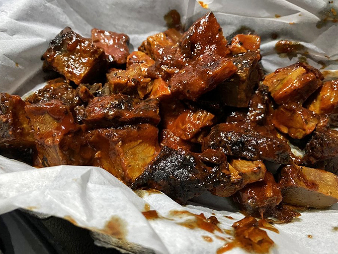 Burnt ends so tender and flavorful, they'll make you question everything you thought you knew about barbecue perfection.