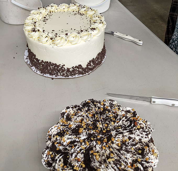 These cakes aren't just desserts—they're edible architecture, with frosting swirls that would make a pastry chef weep with joy.