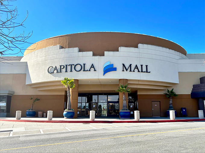 Capitola Mall stands as a testament that even paradise occasionally needs a climate-controlled shopping experience.