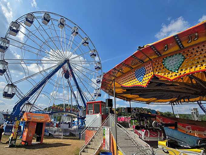 Ferris wheels and fair food &ndash; simple pleasures that don't require a second mortgage in Clearfield, where community celebrations remain accessibly priced.