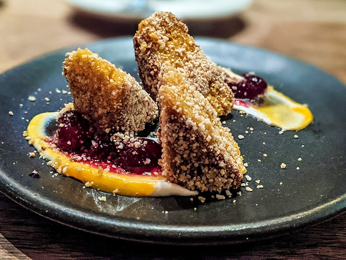 Golden crumbs embrace mystery within&mdash;this dessert is what would happen if carrot cake took a sabbatical in Jerusalem.