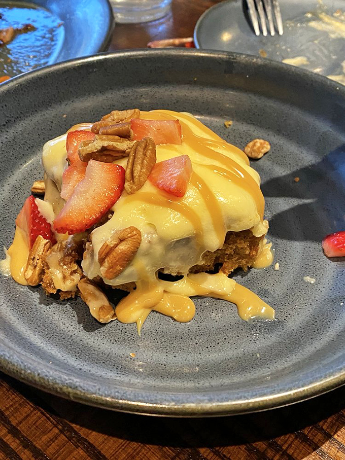 Sweet endings deserve this kind of attention &ndash; carrot cake that's worth saving room for always.