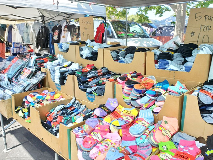 The sock buffet &ndash; where your feet can dress better than you do for just a few dollars per pair.