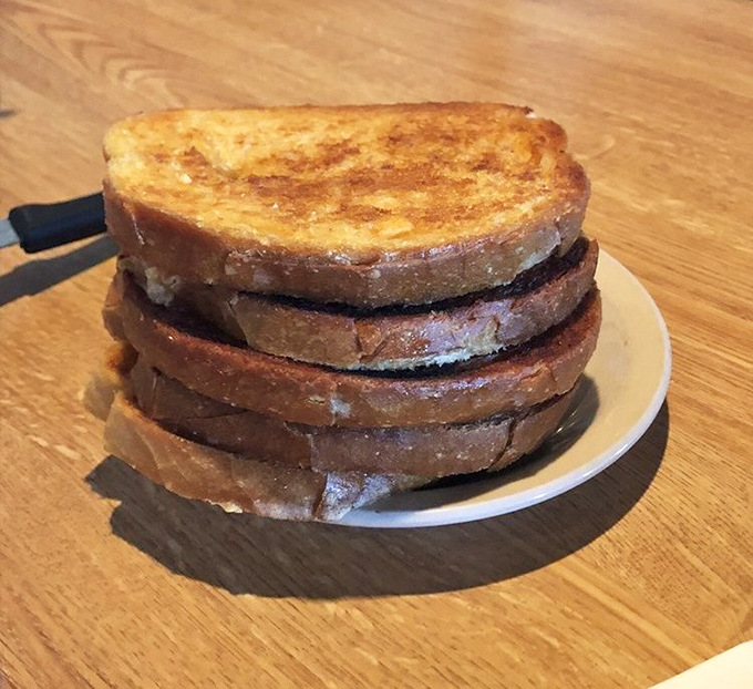 Golden cheese toast that's become almost as famous as the steaks &ndash; the perfect sidekick to greatness.