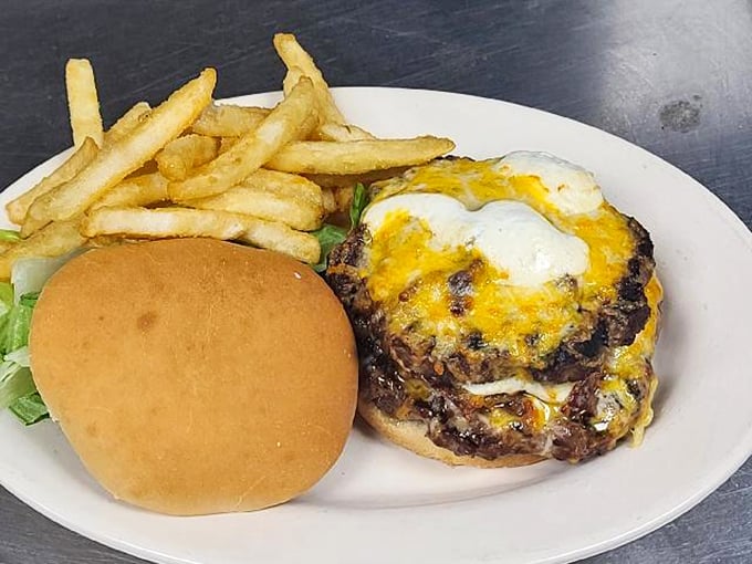 The cheeseburger that launched a thousand napkins&mdash;where the melted cheese and perfectly charred patty create a beautiful harmony.