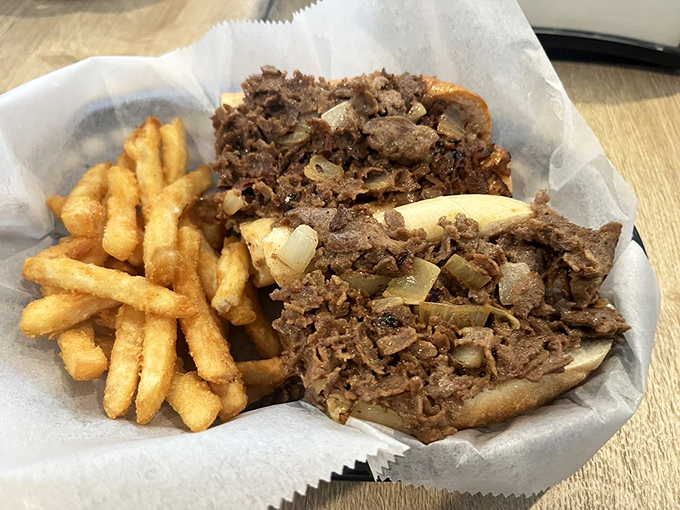 The classic Philly-area sandwich that launched a thousand debates, executed with the respect it deserves and the care that sets Pompei's apart.