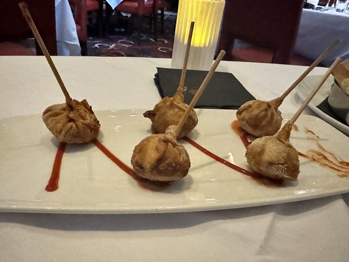 Cheesesteak dumplings: Philadelphia's iconic sandwich gets the dim sum treatment. Cultural fusion that would make Rocky proud.