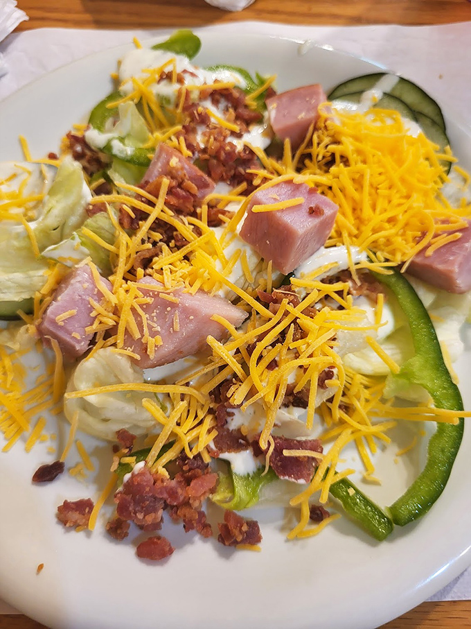 When a salad looks this good, you almost forget it's the healthy option on the menu.