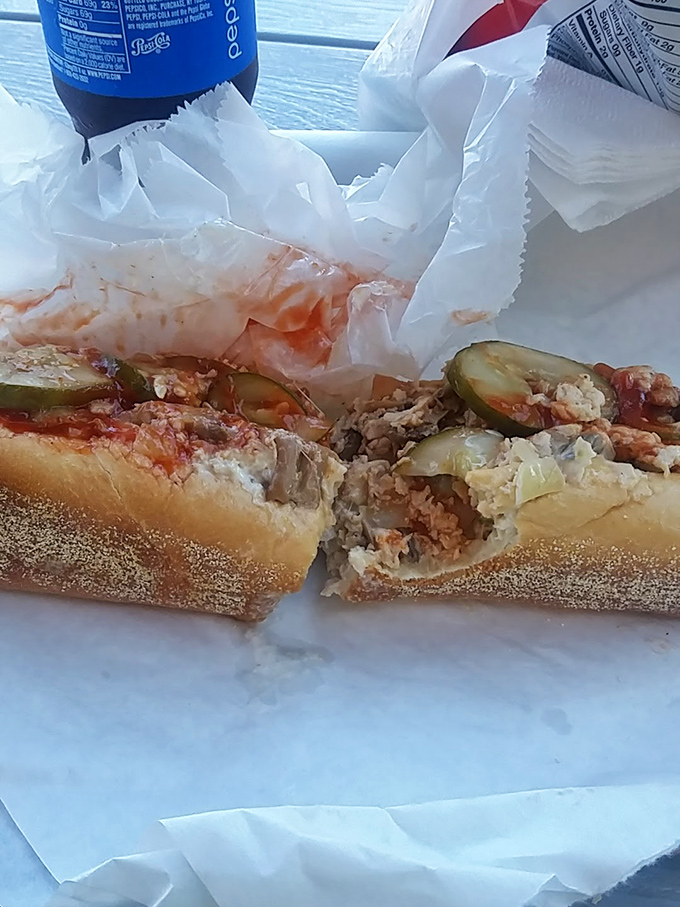 The pickle-topped promise of lunchtime bliss. Leo's sandwiches come wrapped like presents, with each bite delivering the gift of perfect flavor balance.