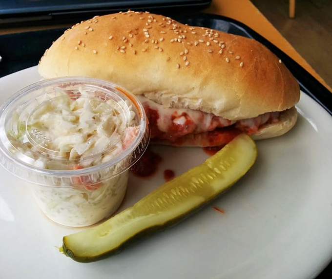 This chicken parm sandwich proves that sometimes the best things come between two slices of bread.