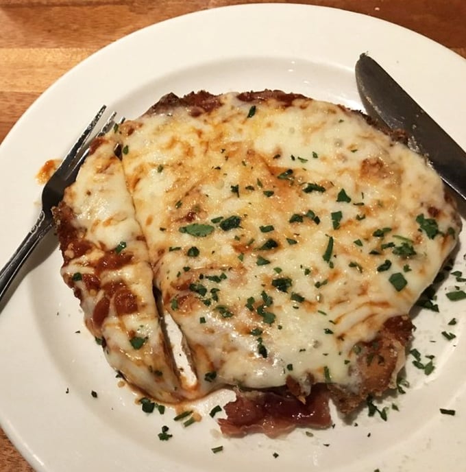 Chicken parmigiana that's dressed better than most of us on date night&mdash;crispy, cheesy, and absolutely ready for its close-up.